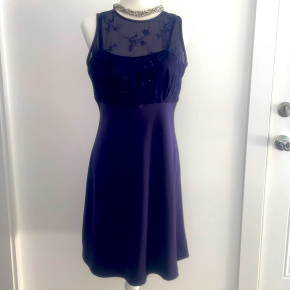 Donna Ricco | Dresses | Donna Rico Navy Blue Cocktail Dress | Poshmark